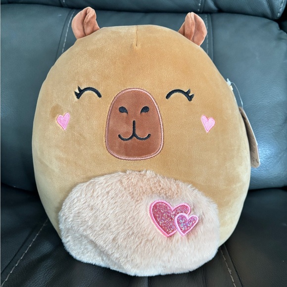 Squishmallows | Toys | Squishmallows Lijjian The Capybara Valentines ...